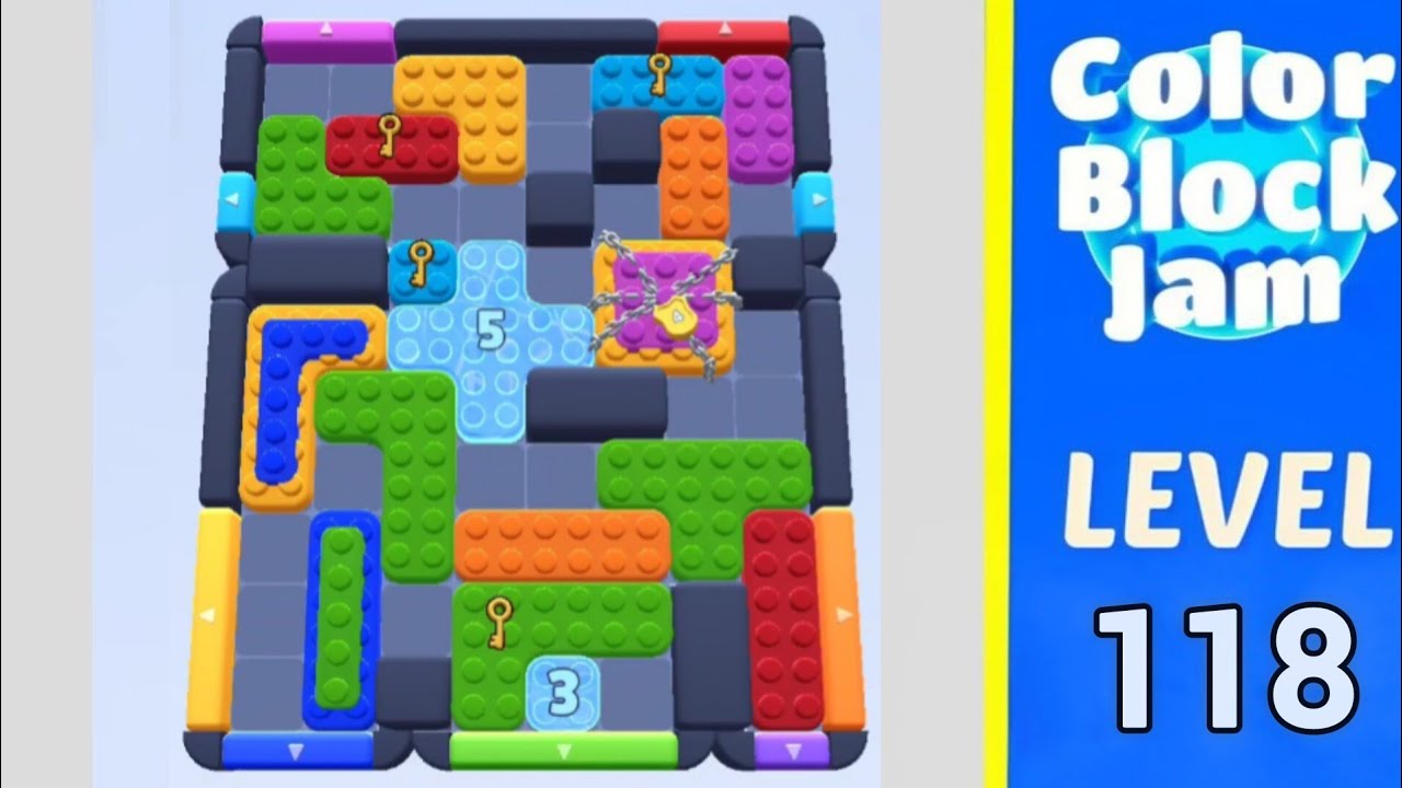 Color Block Jam Level 118 Walkthrough Solution - YouTube
