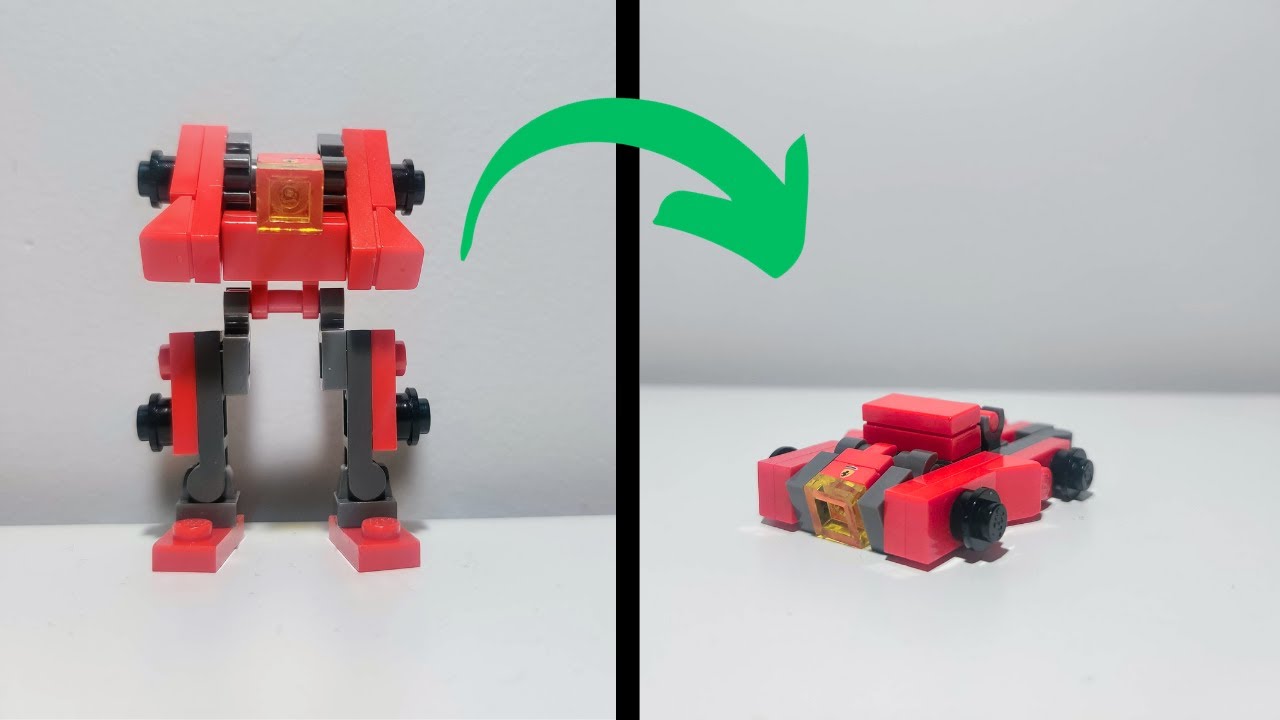 Lego Ferrari Transformers TUTORIAL - YouTube