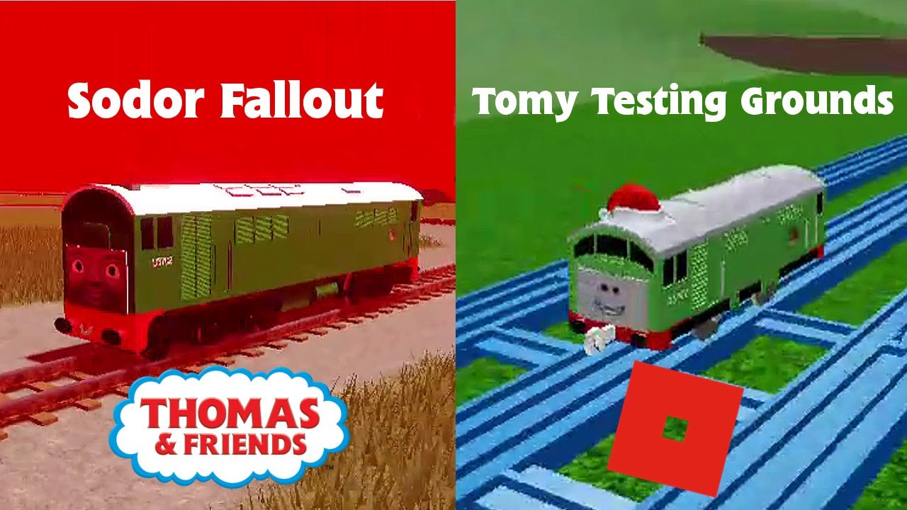 Comparing Diesel 10 & Boco in Sodor Fallout vs Tomy Testing Grounds ...