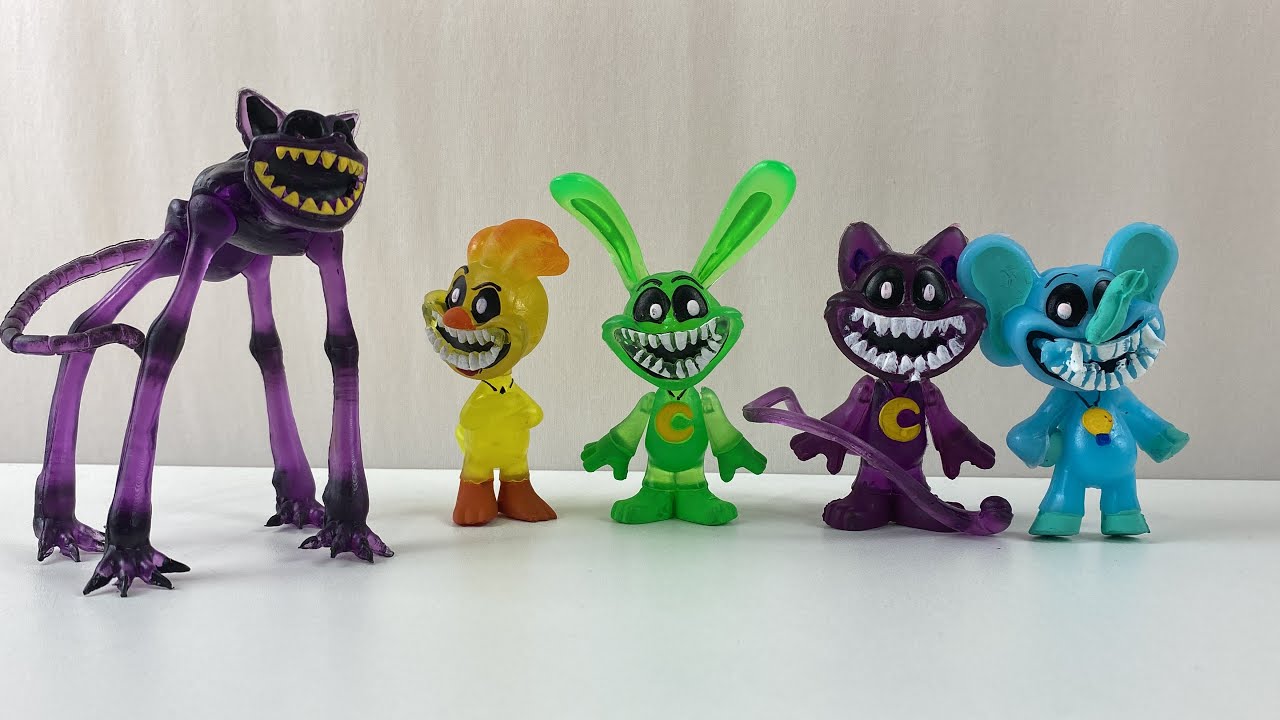 Smiling Critters maqueta 2 y versión mejorada catnap Bootleg mexicano ...