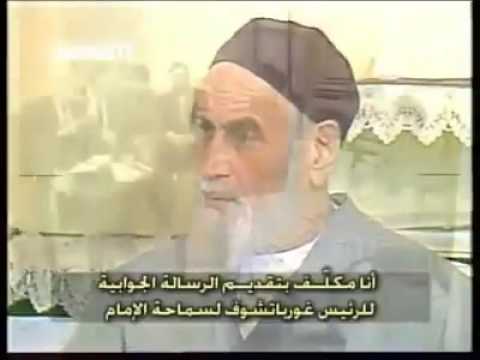 MERHUM AYETULLAH XOMEYINI - RUS DIPLOMATIN QARWISINDA ŞEREFLI DURUSU