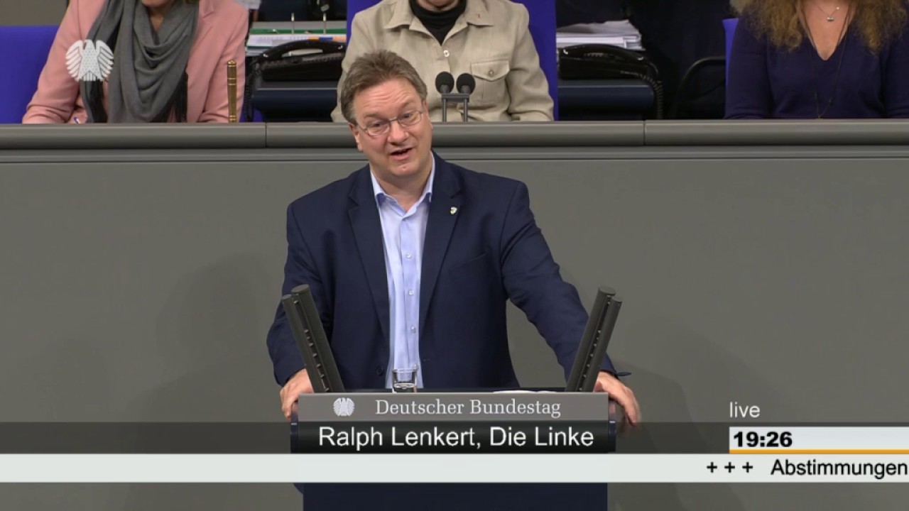 Ralph Lenkert: Medikamentenrückstände in Gewässern [Bundestag 19.01. ...