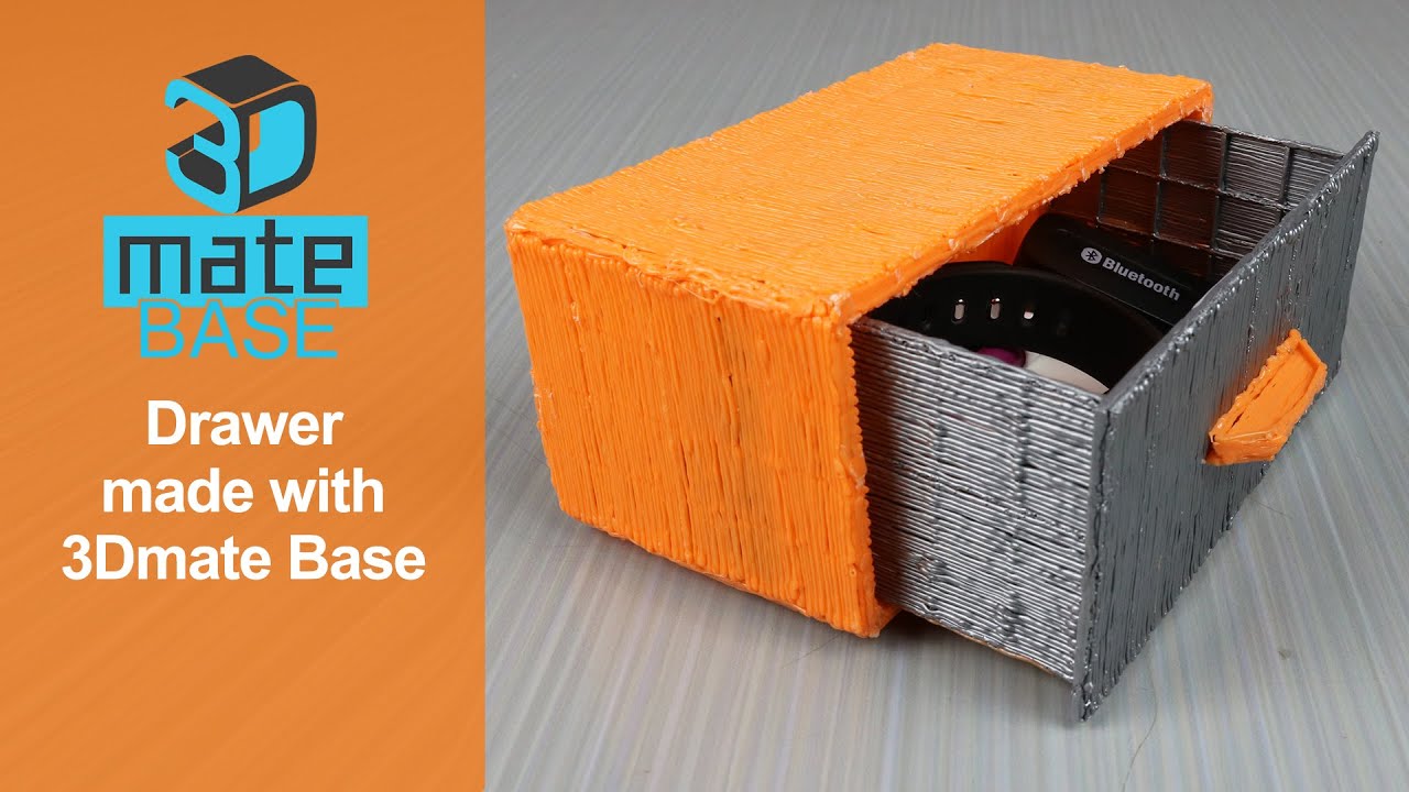 Drawer made with 3Dmate BASE - 3D Pen Mat - YouTube