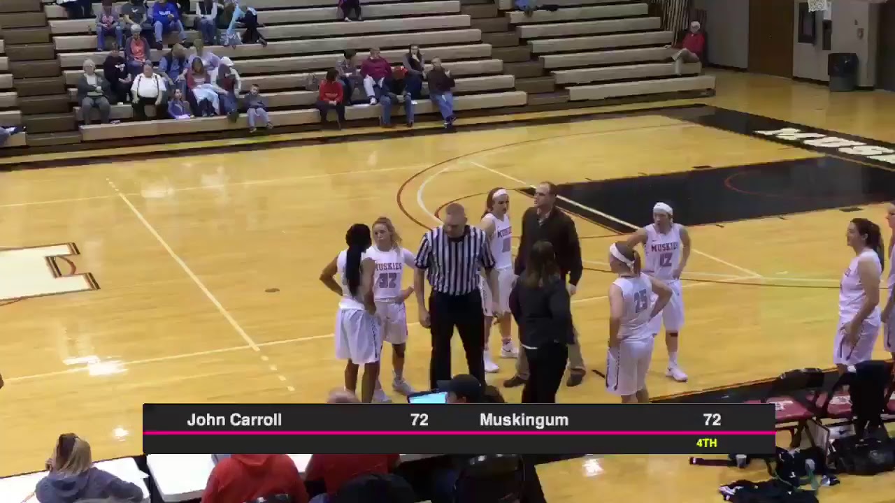 Muskingum Womens Basketball Vs John Carroll 12 02 17 Youtube