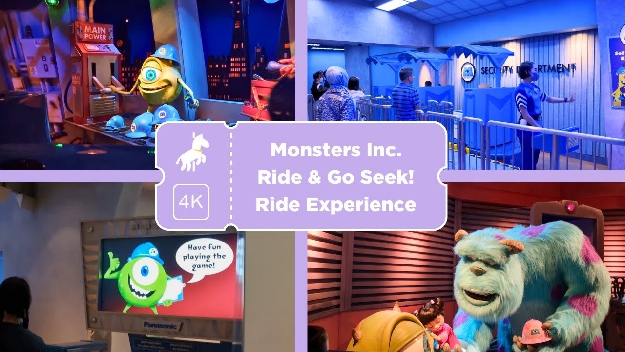 Monsters Inc, Ride & Go Seek! - Full Interactive Ride at Tokyo ...