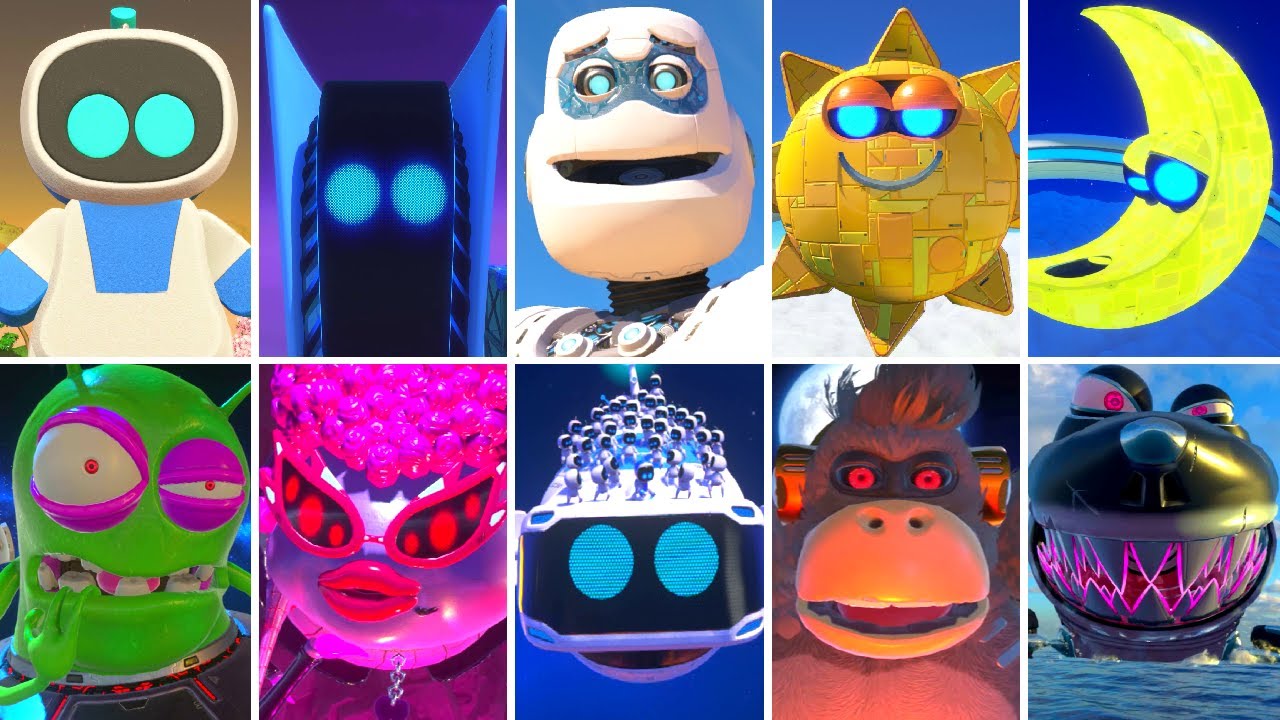 ASTRO BOT Series - All Secret Levels - YouTube