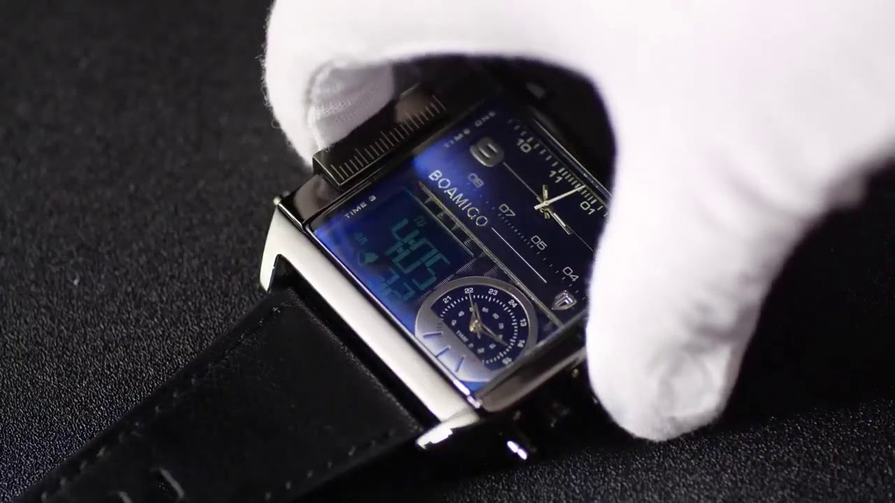 Male 3 Time Zone Watches - YouTube