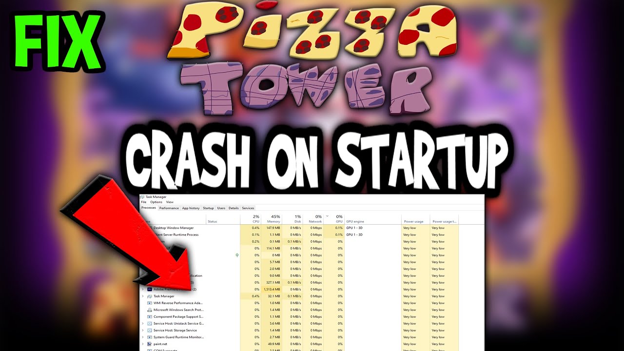 Pizza Tower – How to Fix Crash on Startup – Complete Tutorial - YouTube