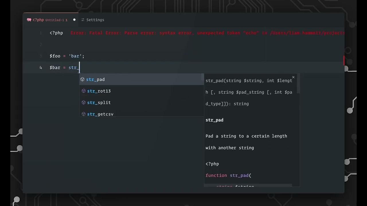 TemPHPest for VSCode - REPL - YouTube