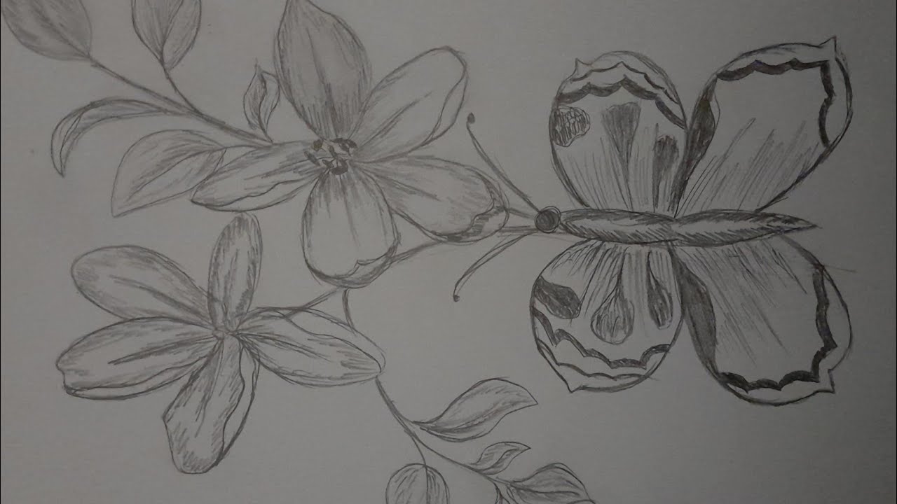 HOW TO DRAW A BEAUTY FLOWER STEP BY STEP [(TUTORIAL) SI TE VIZATOJME ...