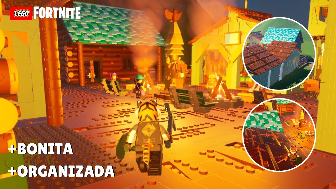 FAÇA ISSO PARA DEIXAR A SUA VILA MAIS BONITA NO LEGO FORTNITE - YouTube