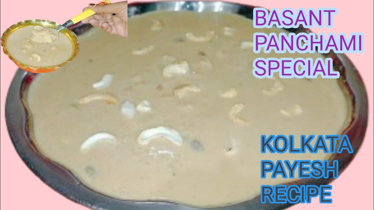 Basant Panchami Kolkata Bengali Special Bhog Khajur Gud Payesh Recipe ...