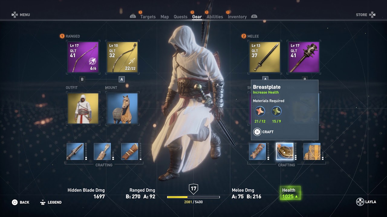 Assassin's Creed: Origins - Thick Skin: Increase Max Quiver & Tool ...