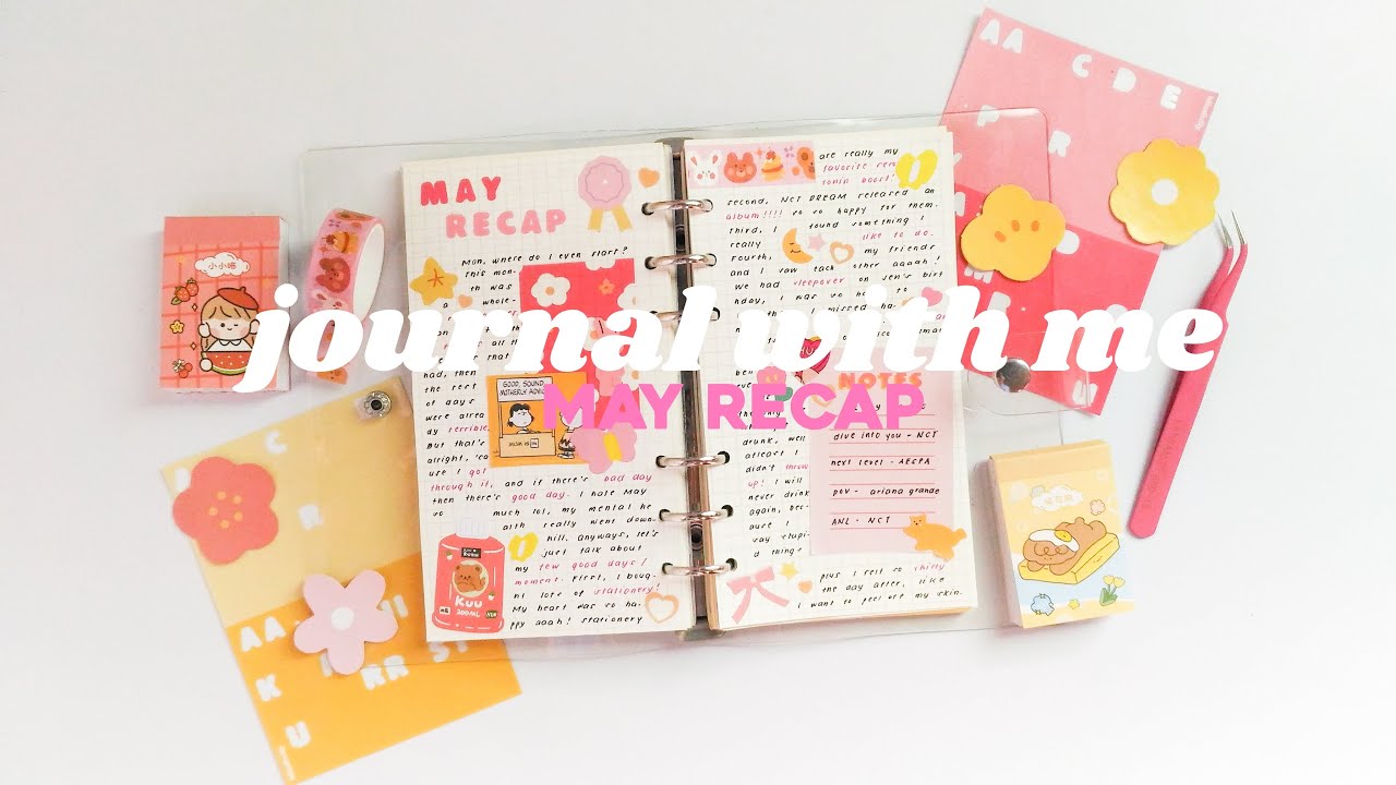 journal with me | may recap - YouTube