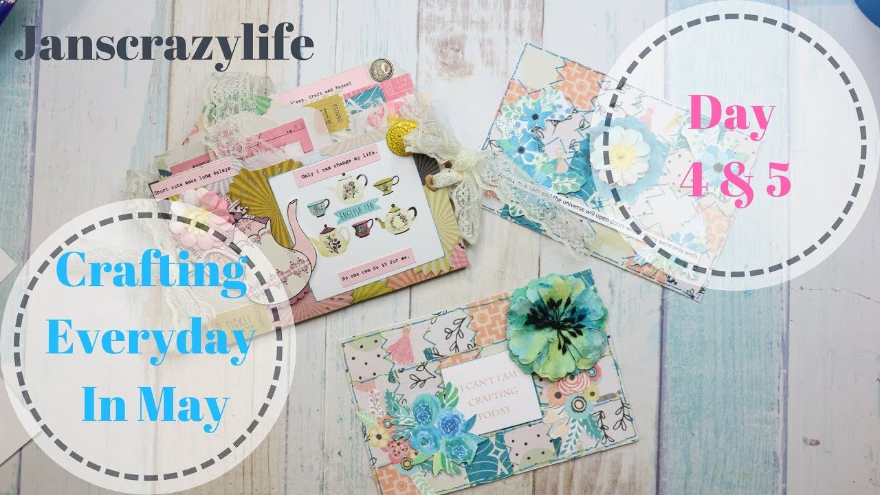 Day 4 & 5 Crafting everyday in May - YouTube