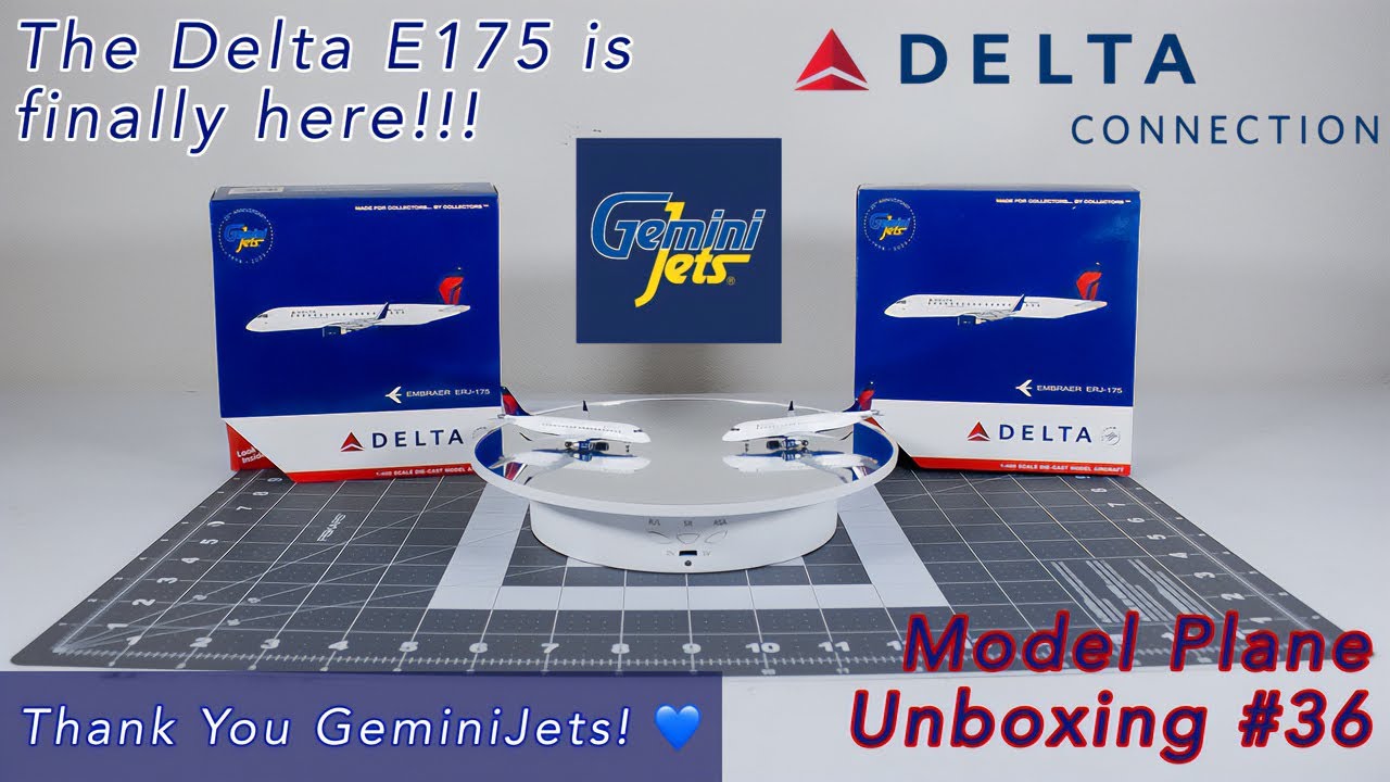 THE GEMINIJETS DELTA E175 IS FINALLY HERE!!!| GeminiJets| Model Plane ...