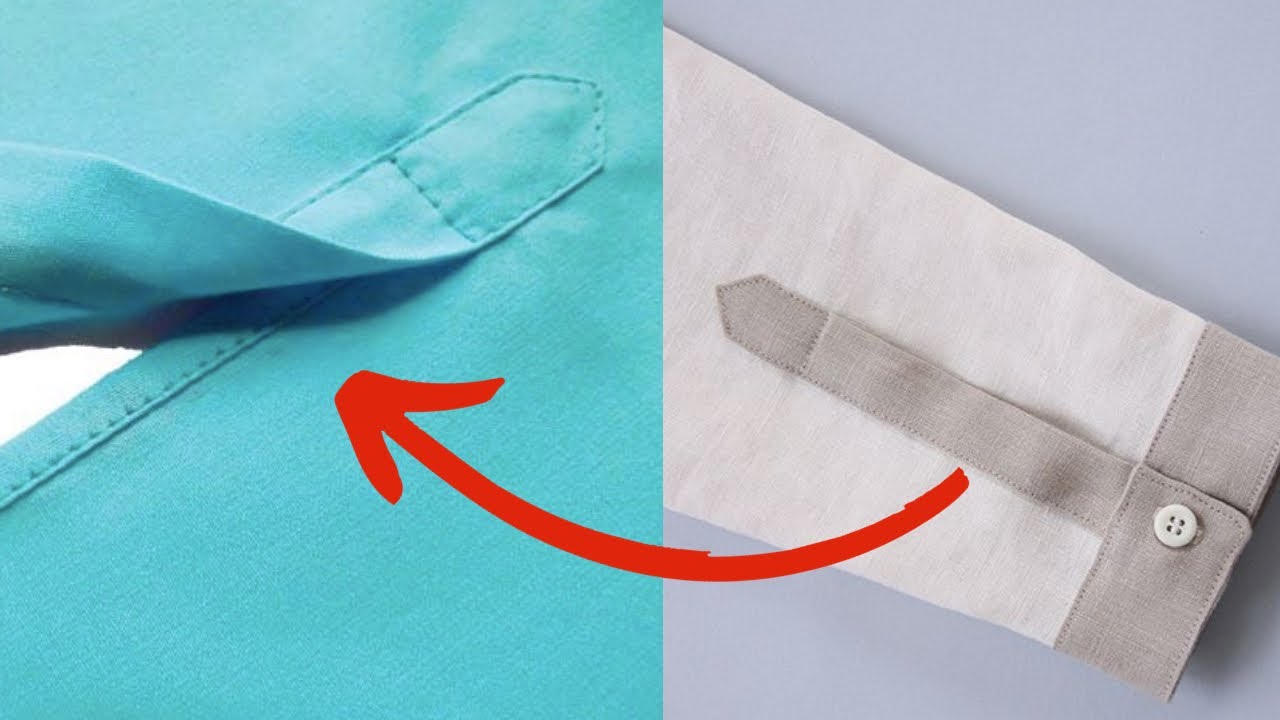 SLEEVE PLACKET - THE EASIEST AND FASTEST METHOD - YouTube