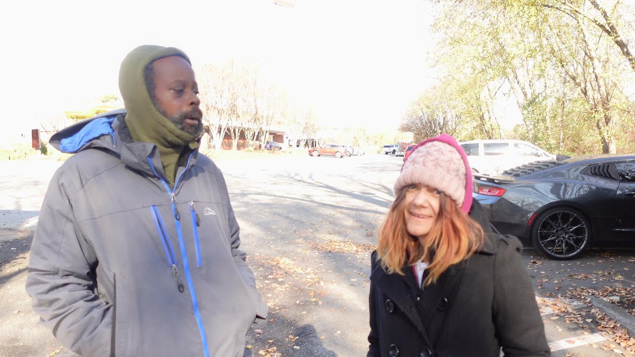 Homeless couple interview-Jr and Alana (update) - YouTube