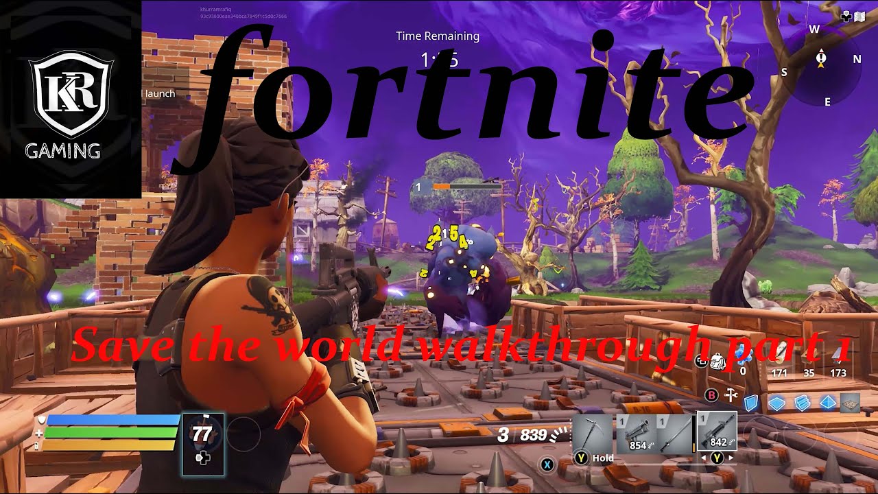 fortnite save the world walkthrough part 1 - YouTube