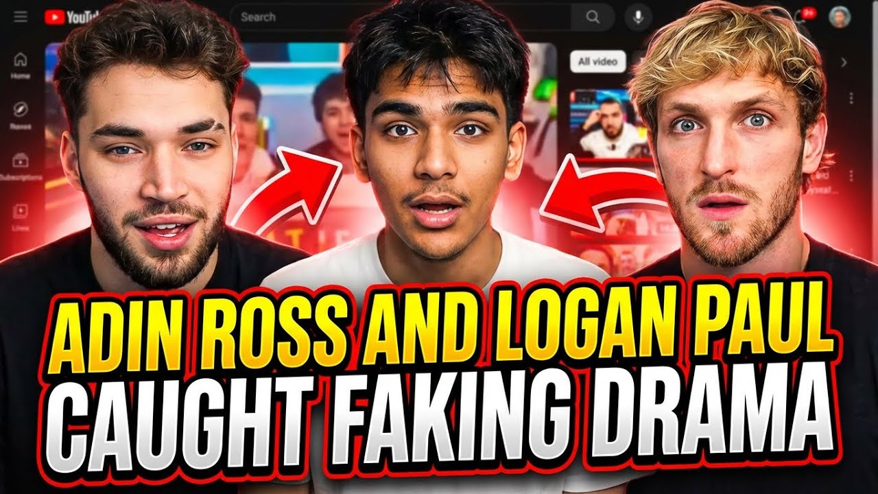 Logan Paul and Adin Ross faking some drama! - YouTube