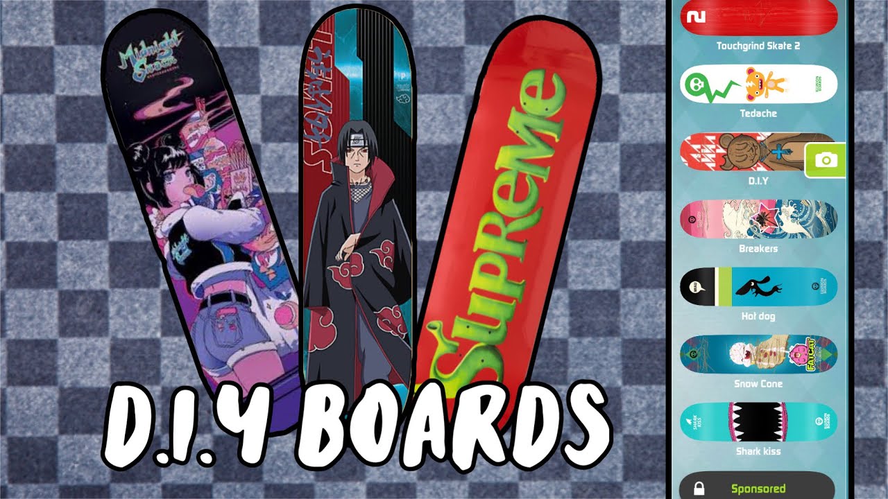 Touch Grind Skate 2 D.I.Y Boards - YouTube