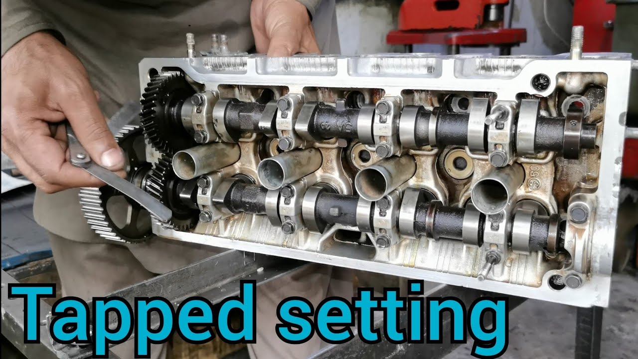 tapped setting 16valve engine - YouTube