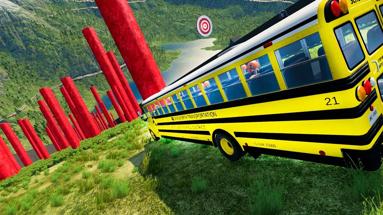 Extreme BUS Driving - UNBELIEVABLE! / BeamNG.drive - YouTube