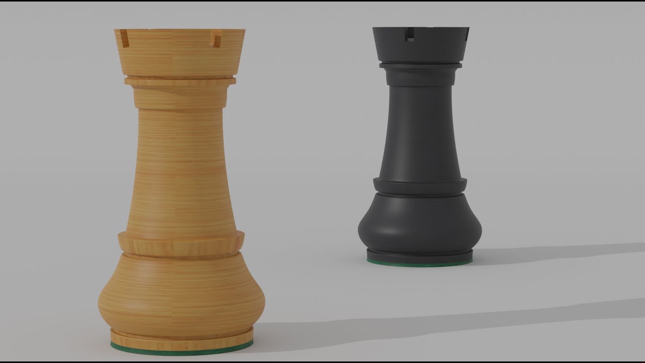 LET'S MODEL A ROOK CHESS PIECE | BLENDER 2.92 - YouTube