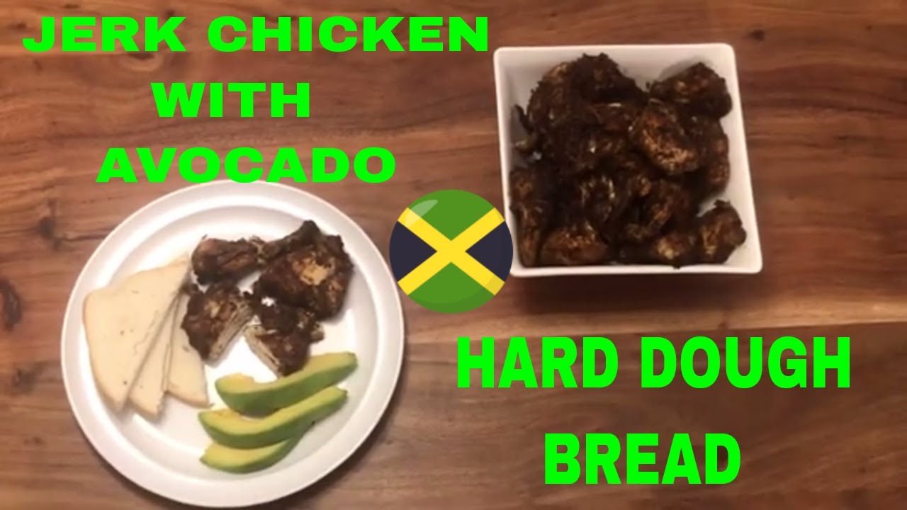How to make the VERY BEST Jerk Chicken in the Oven|| Served with hard ...