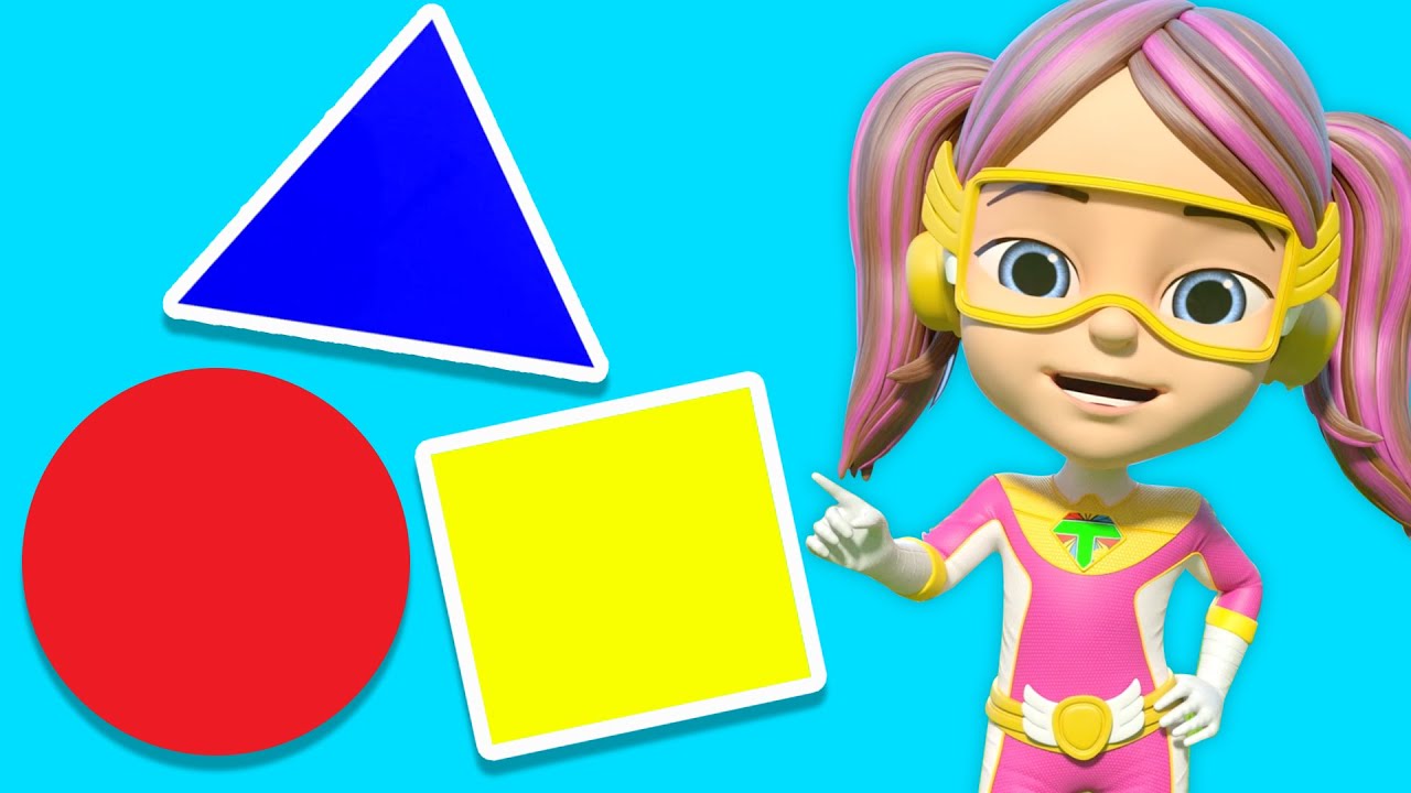 Shapes Song Educational Nursery Rhymes and Learning Videos for Children ...