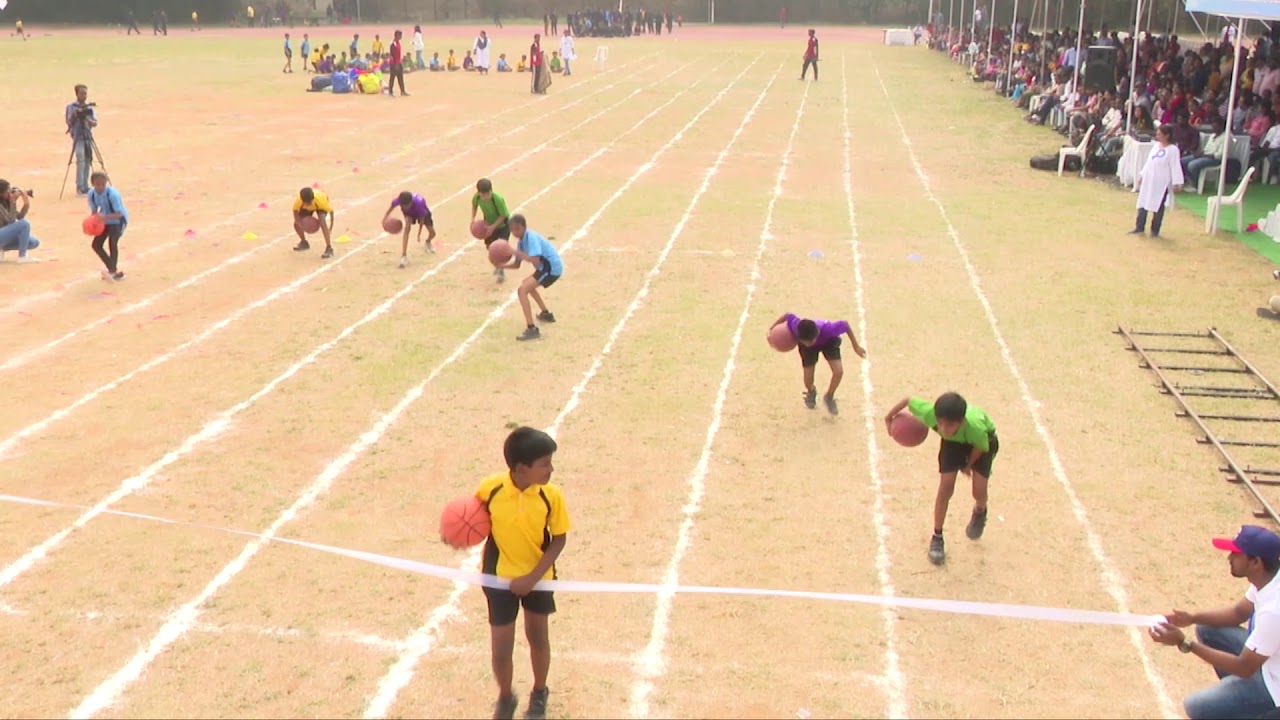 Basketball Dribbling Race by the Students | CGR International School ...