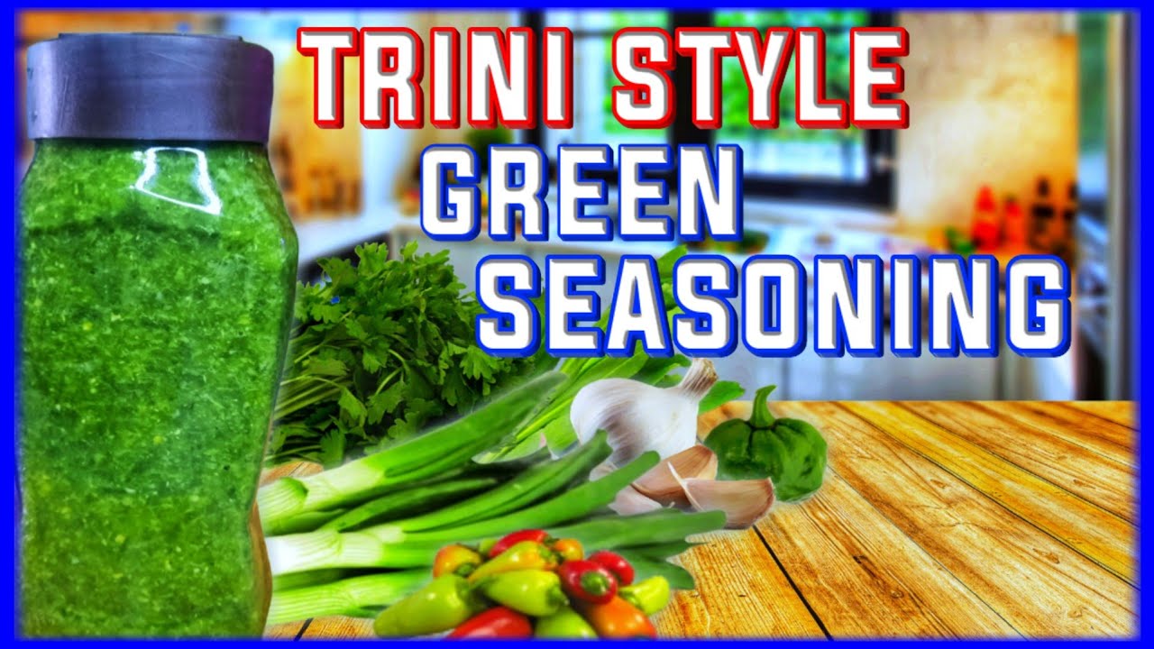 How to make Trini Style Green Seasoning - YouTube