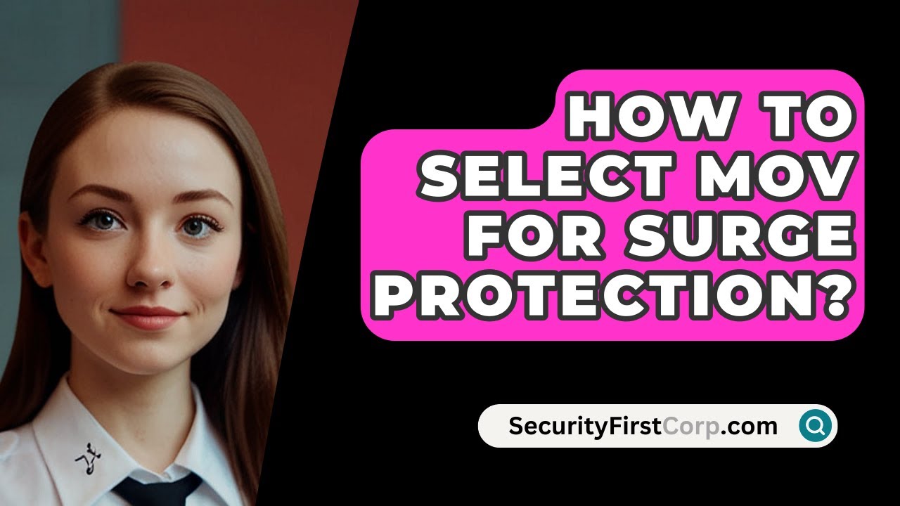 How To Select MOV For Surge Protection? - SecurityFirstCorp.com - YouTube
