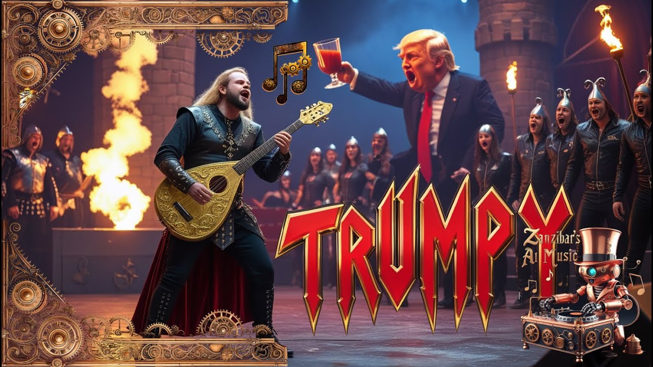 Trumpy - Hilarious Bardcore Glam Metal Parody of ‘Sherry’ | AI Music ...