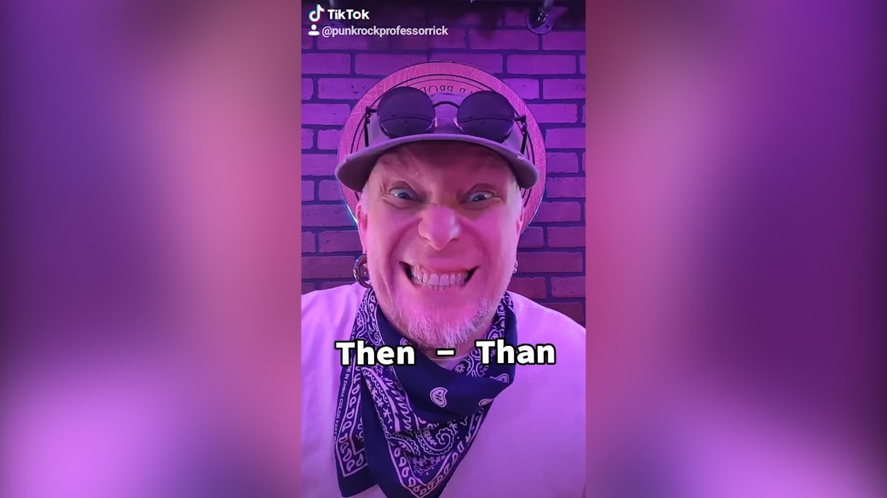 THEN vs THAN - What is the difference!? - YouTube