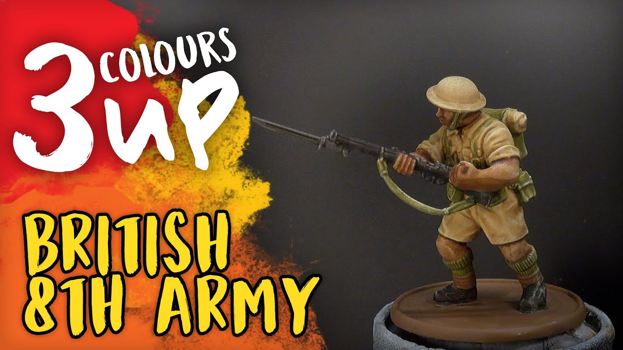 How To Paint WW2 British 8th Army Infantryman - Bolt Action | Warlord ...