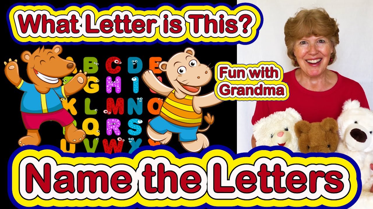 Can You Name All the Letters? (alphabet fun for kids) - YouTube