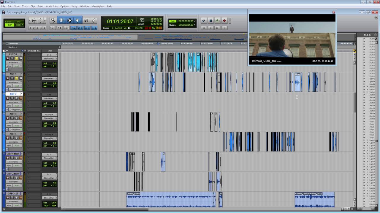 Tutorial 8: Editing ADR and Group Dialogue - Post-Production Audio ...