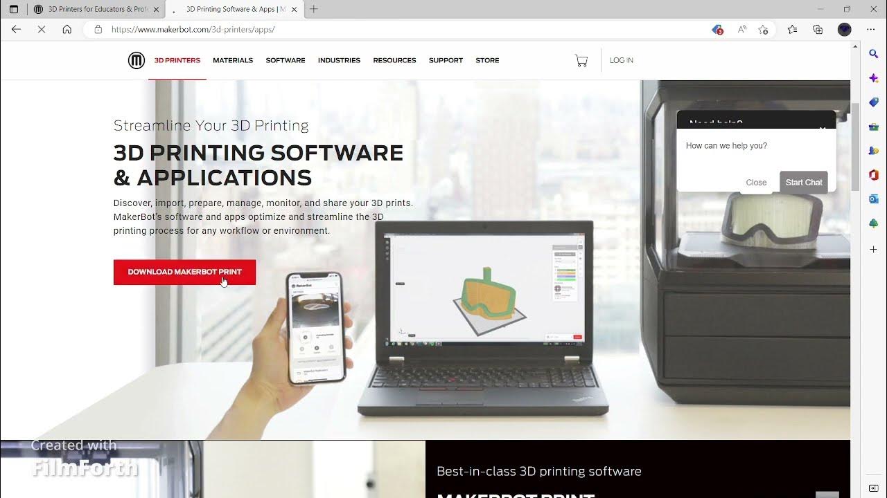 Makerbot Installing the software - YouTube
