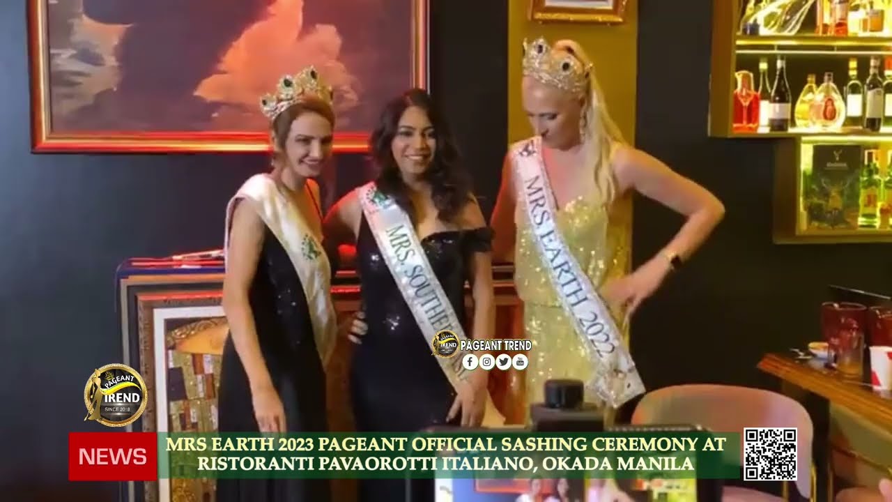 MRS /MS EARTH 2023 PAGEANT OFFICIAL SASHING CEREMONY 🥇 Own That Crown