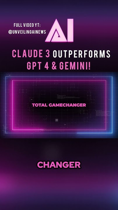 Anthropic's CLAUDE 3 Outperforms GPT-4 and Google Gemini! PT.2 | AI News - YouTube