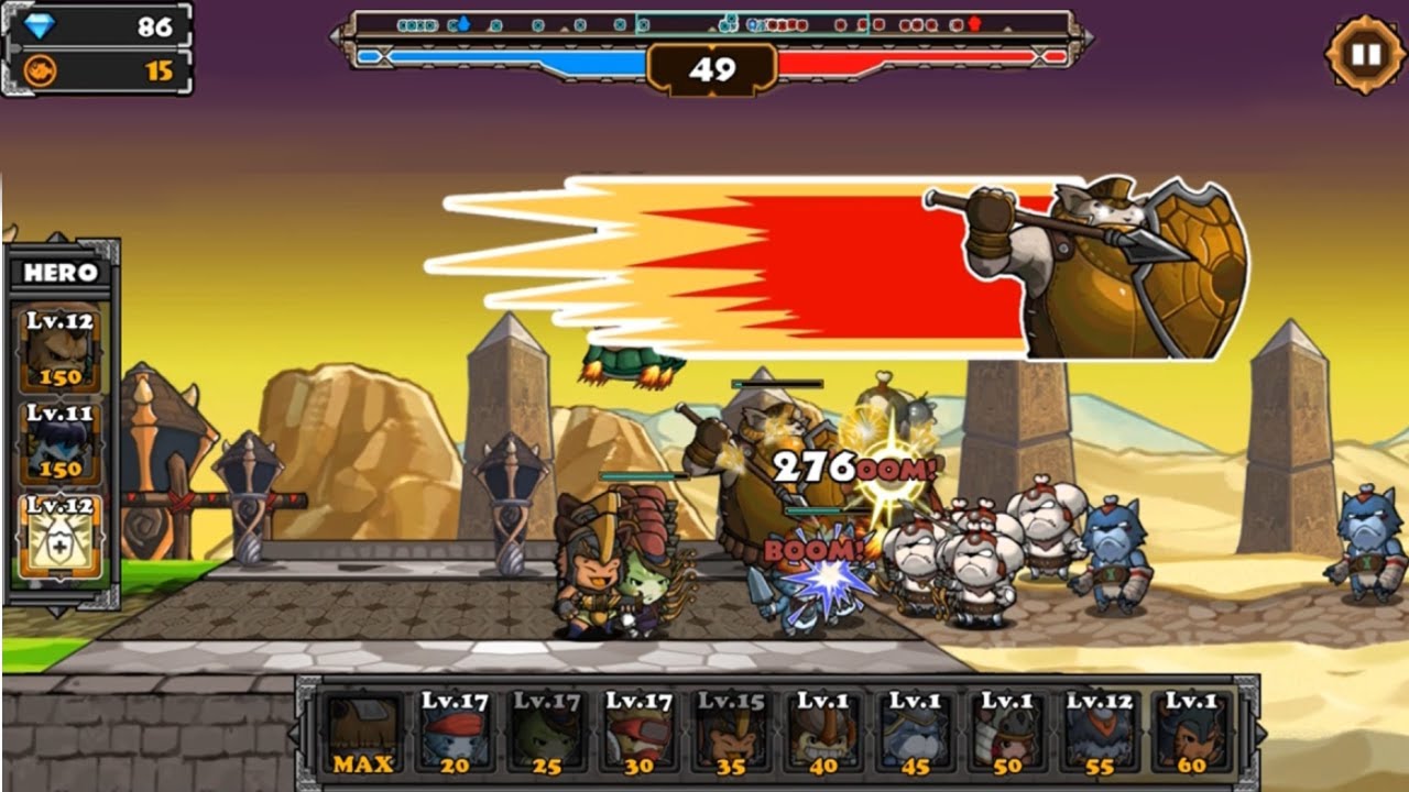 Cat War 2 ~ Stage 45 & 49 ( Playthrough / No Hack ) - YouTube