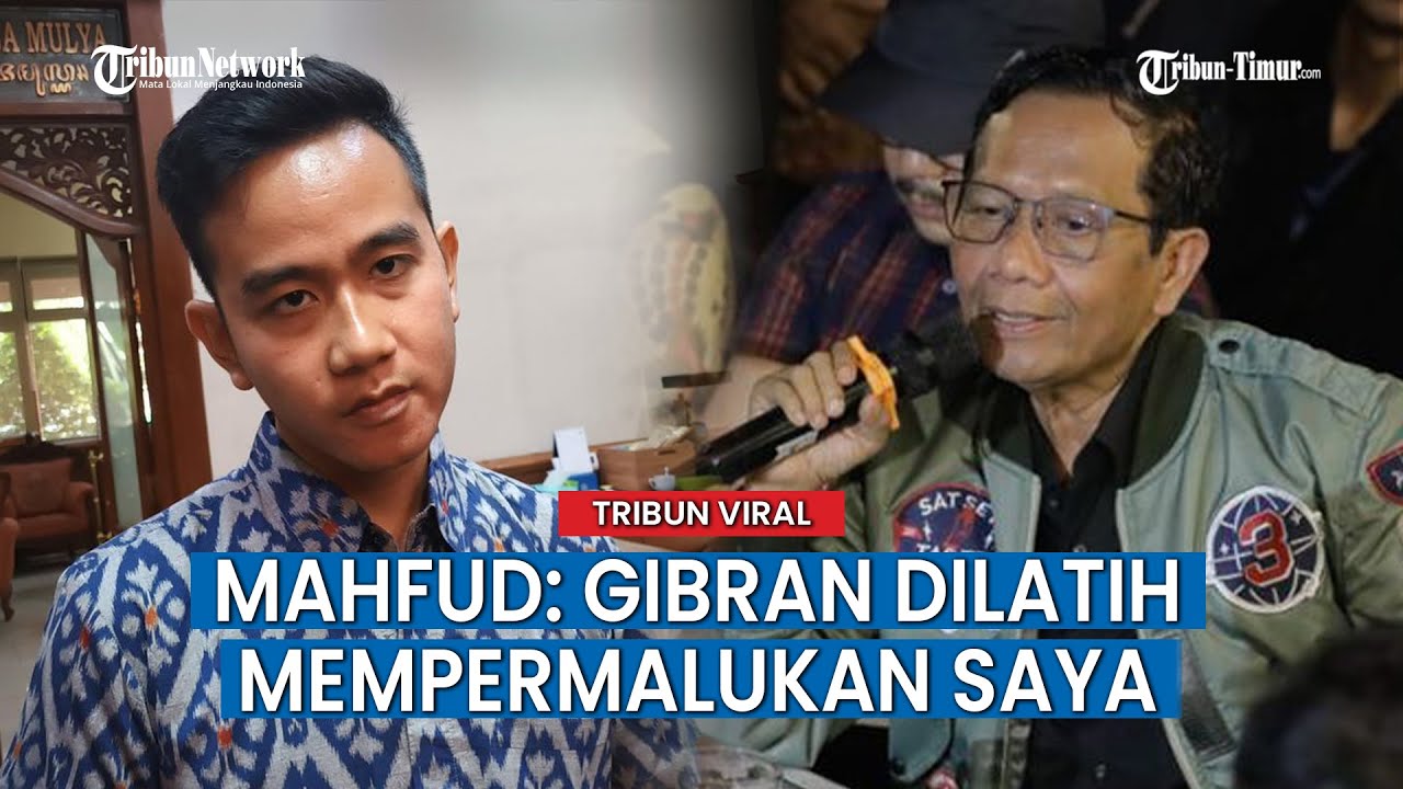 Mahfud MD Singgung Aksi Gibran: Mas Gibran Dilatih untuk Mempermalukan Saya - YouTube
