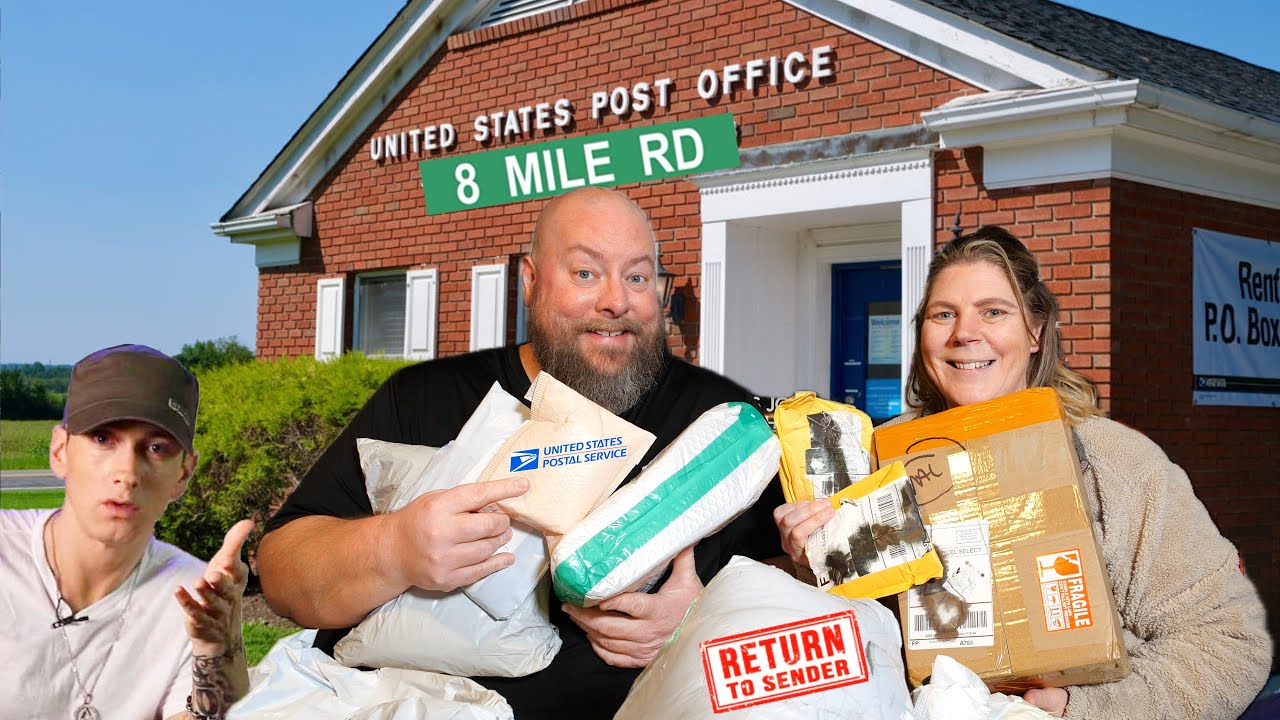 I Bought 40 Pounds of LOST MAIL + Found EMINEM Package? - YouTube