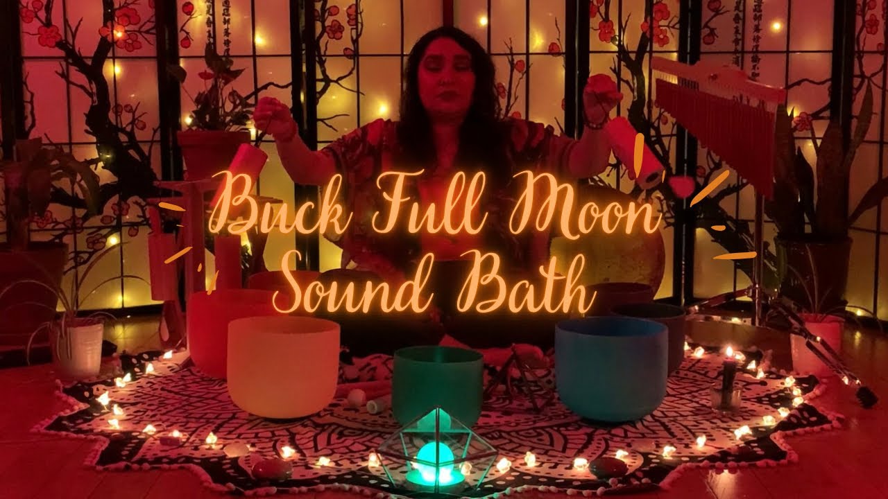 Buck Full Moon (In Capricorn) ~Crystal Singing Bowl~ Sound Bath 7/3/23 ...
