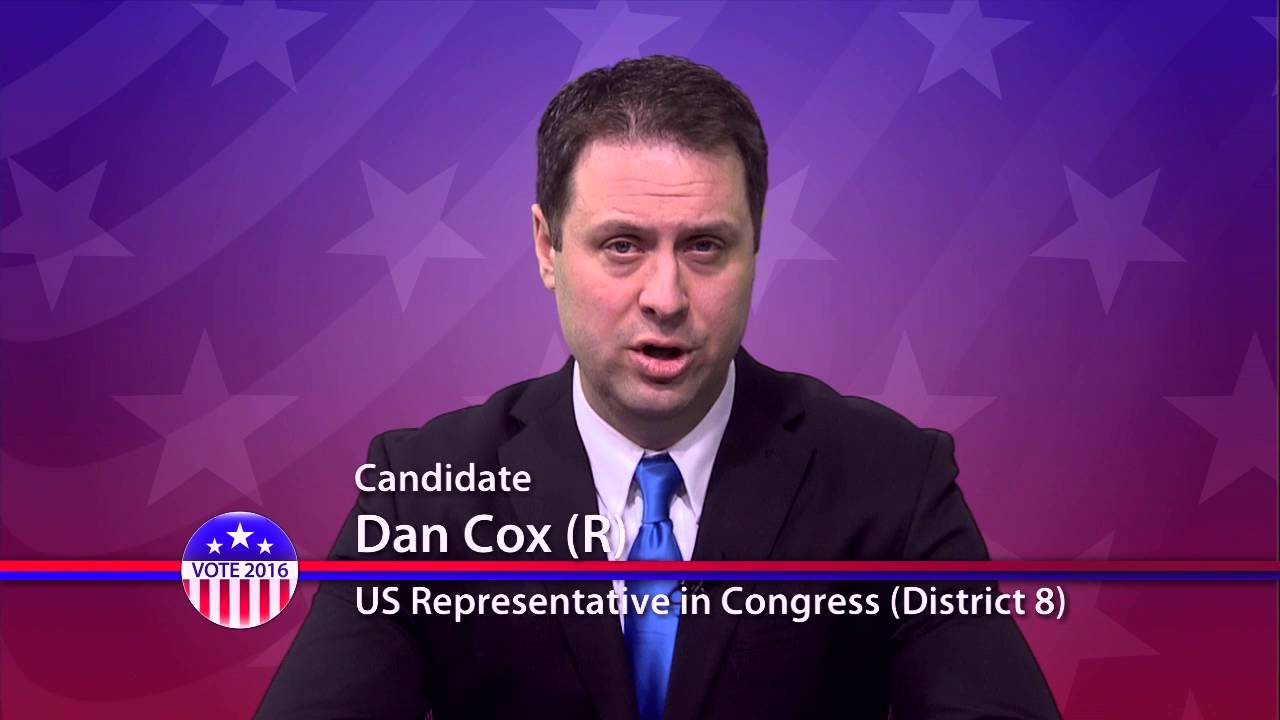 Dan Cox (R), Candidate for U.S. Congress District 8 - Primary Election ...