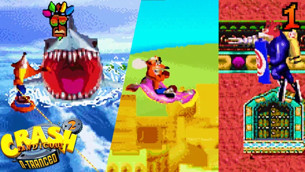 MORE 2D CRASH = MORE STRESS [Crash Bandicoot 2: N-Tranced] #1 - YouTube