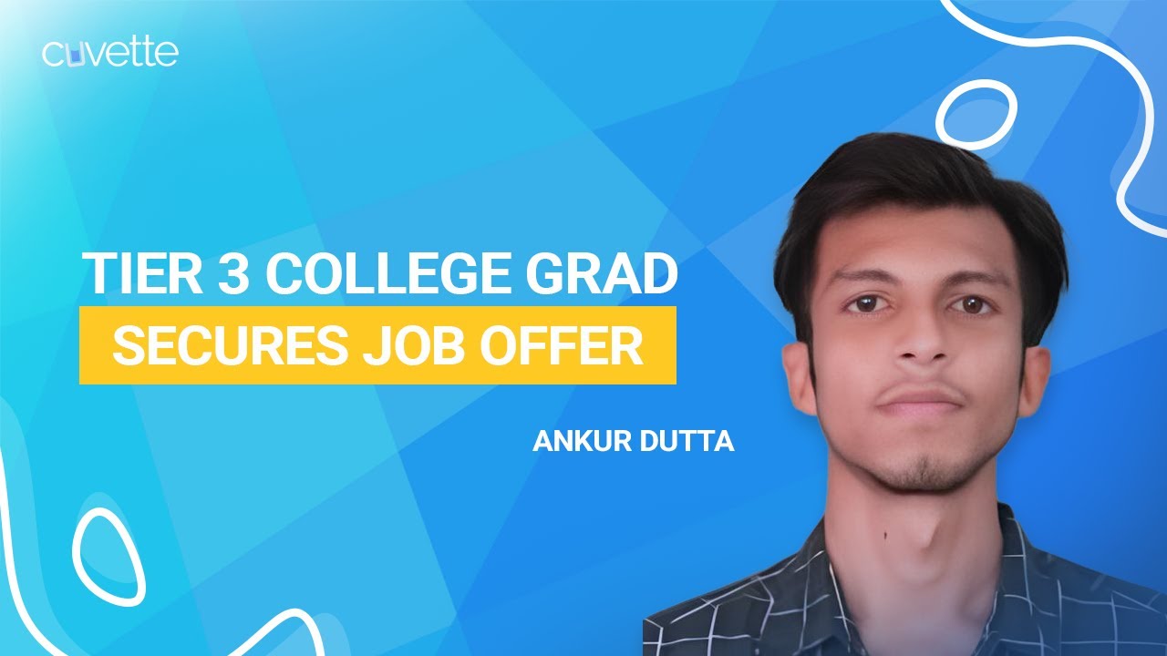 Ankur, A 2023 Tier 3 College Grad Secures Job Offer through PGP - YouTube
