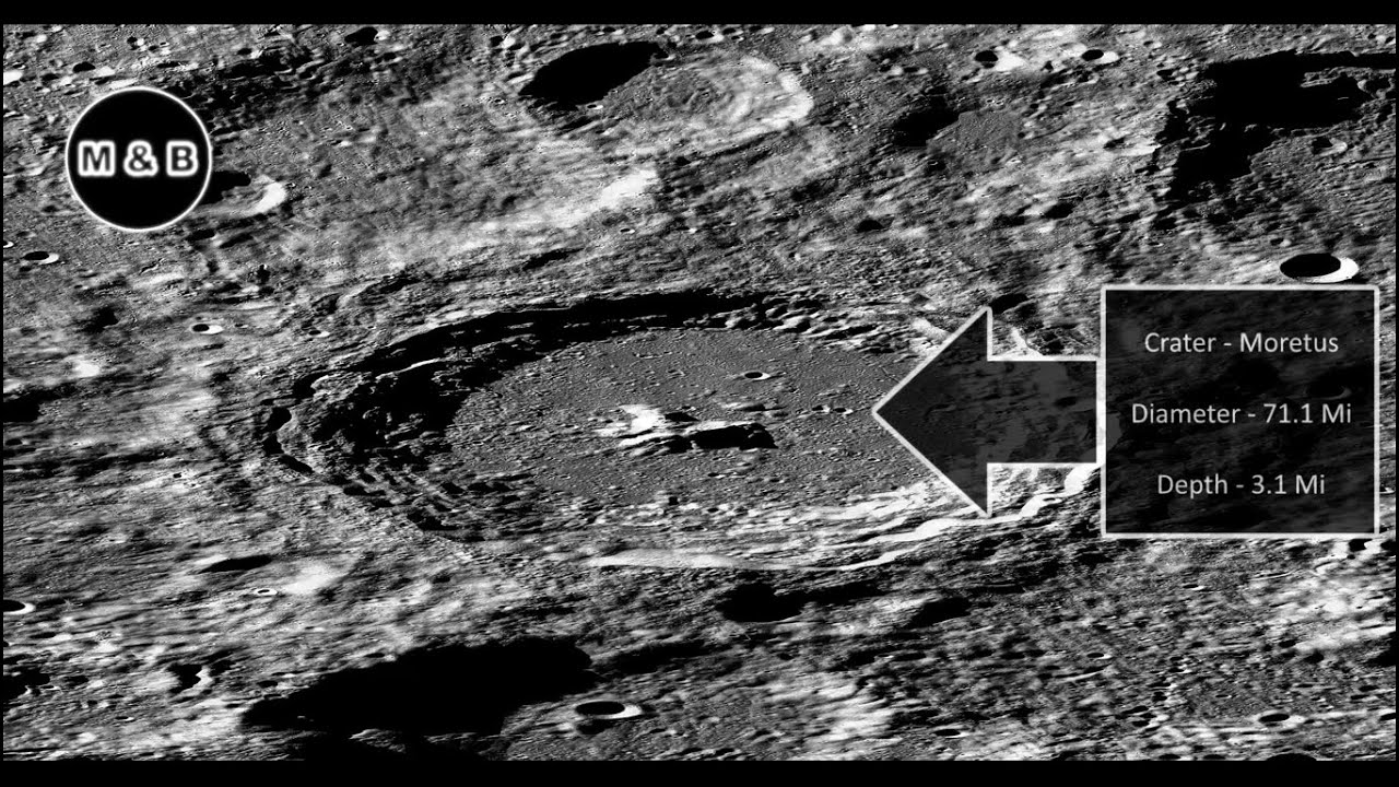 Moretus Crater - NASA Moon Image - Enhanced - 4K - YouTube