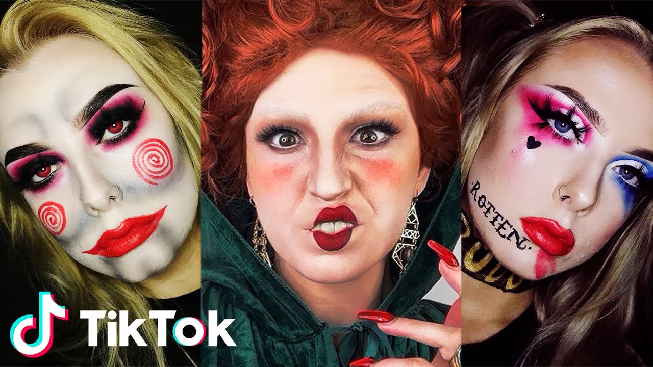 Top Easy Tik Tok Halloween Makeup 🎃 Youtube